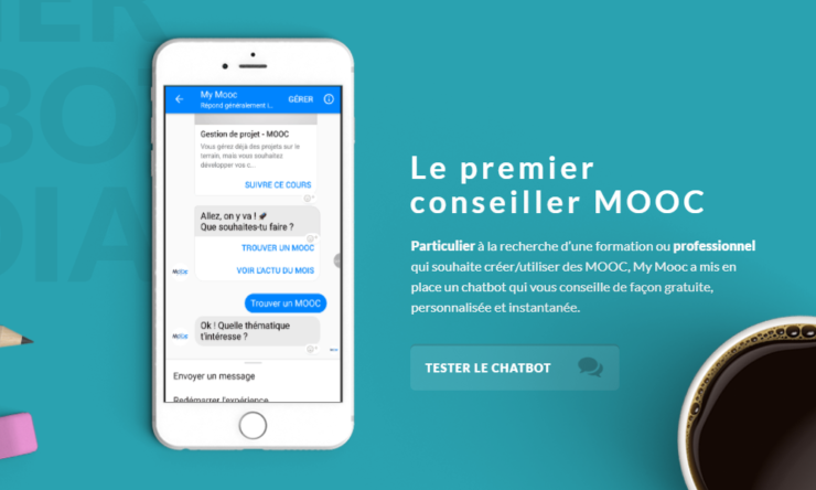 My Mooc lance le 1er chatbot de recommandation de formations en ligne